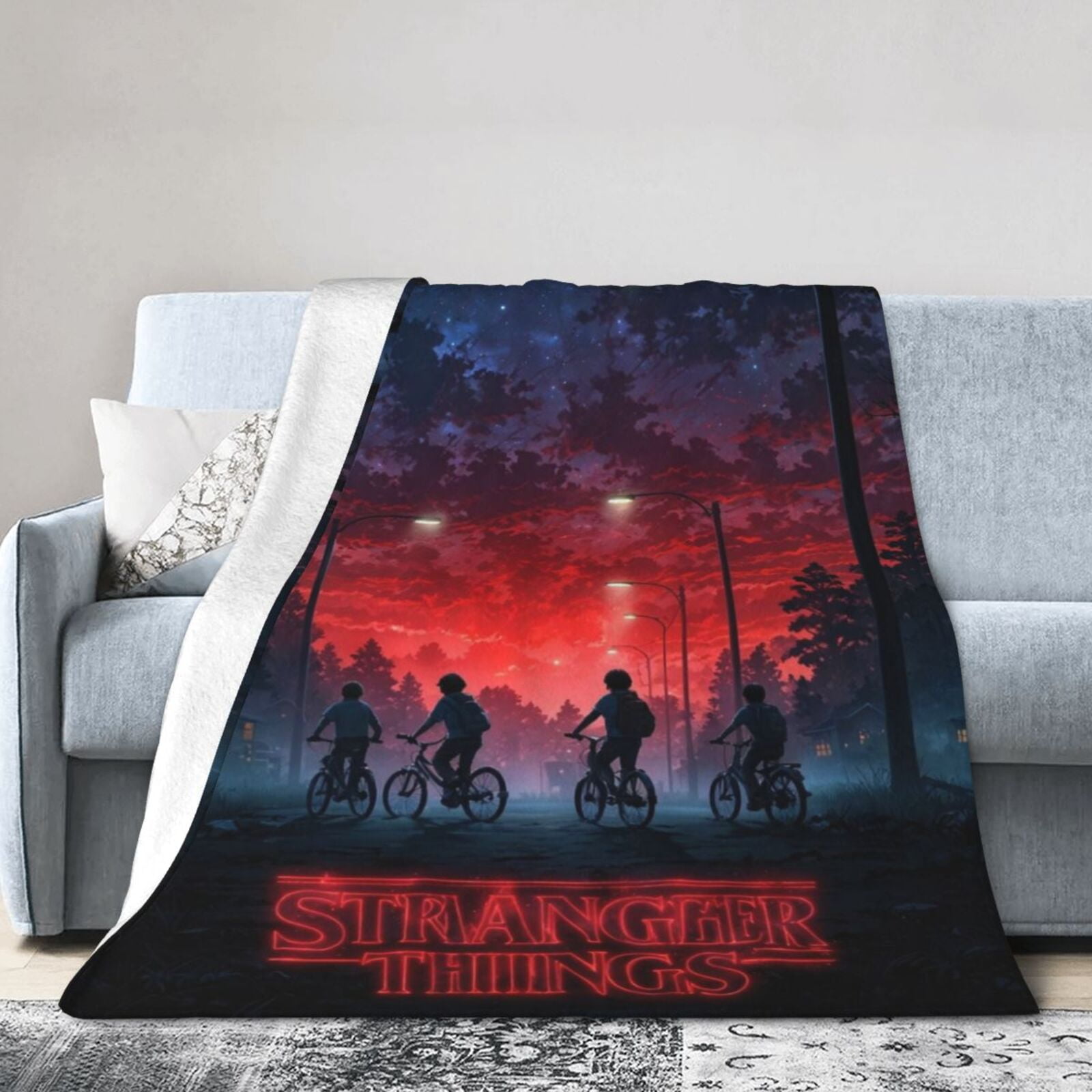 Click here for Owbnaa Stranger 5 Things Throw Blanket Warm Soft F... prices