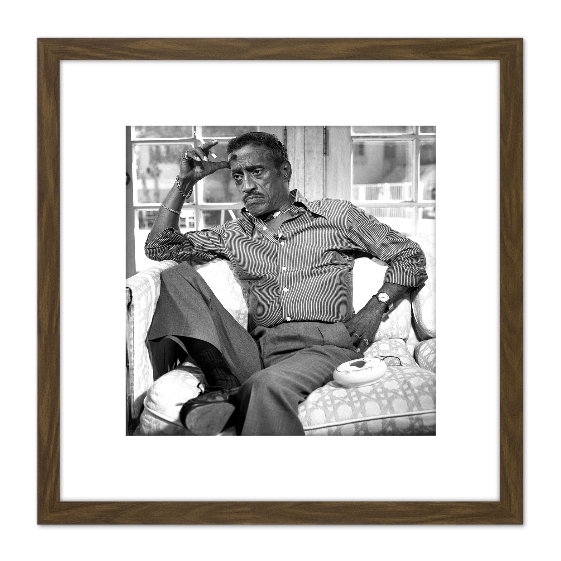 Allen Warren Portrait Entertainer Sammy Davis Jr Photo 8X8 Inch Square ...