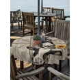 Brown Donkey Pig Cow Round Outdoor Tablecloth with Umbrella Hole Retro ...