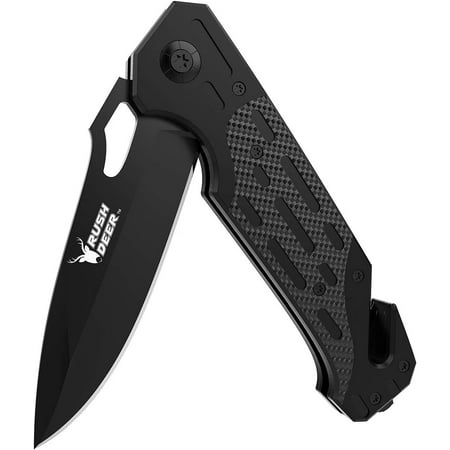 Pocket Knife,Folding Knife with Clip, Glass Breaker, Seatbelt Cutter ...