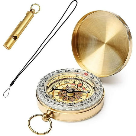 Lcd Compass For Navigation With Emergency Whistle Neck Strap ...