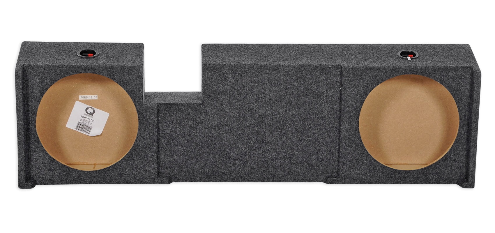 UnderSeat Downfire Dual 12" Subwoofer Sub Box for 2000-2003 Ford F150 ...