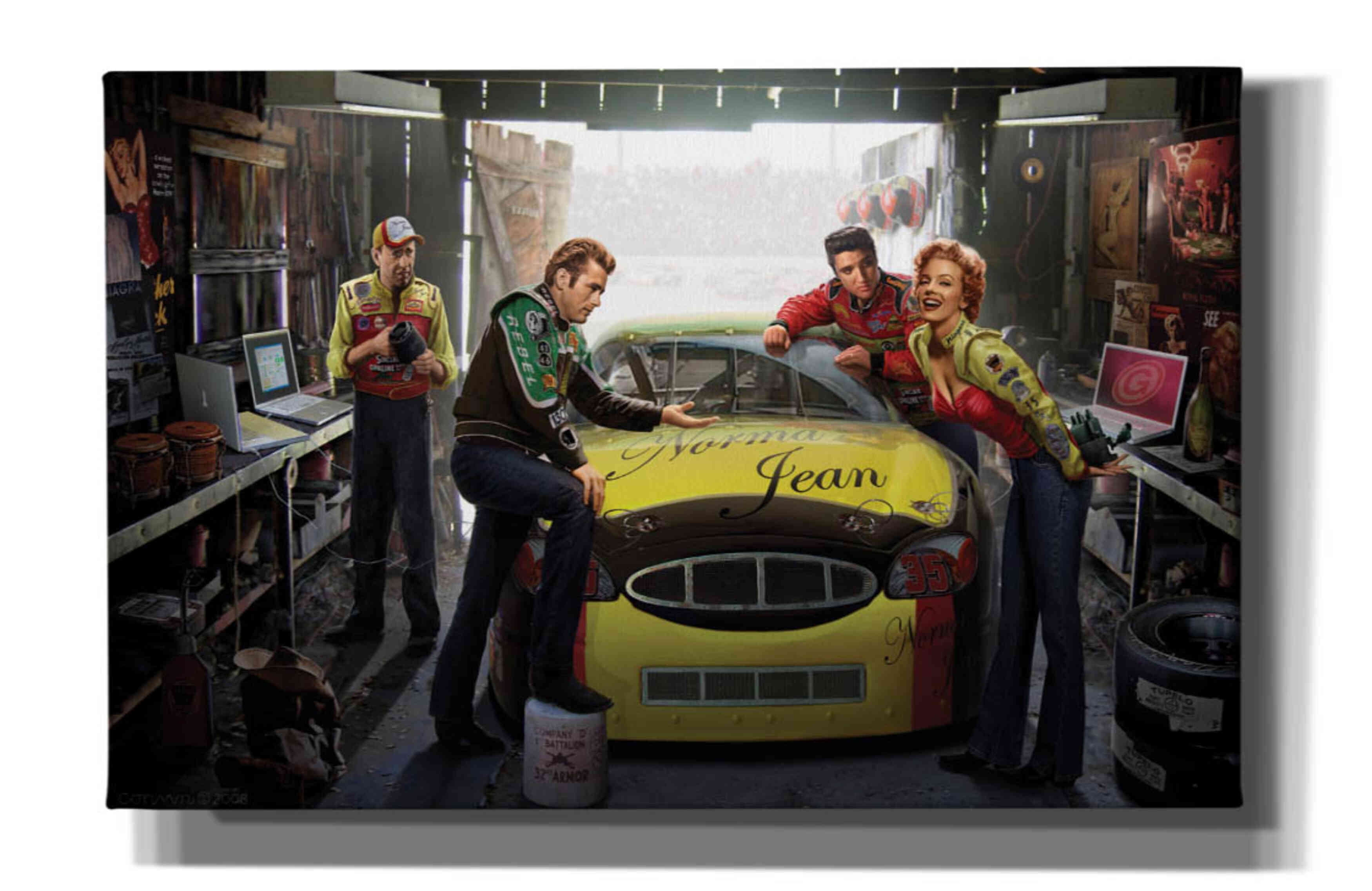 Epic Graffiti 'Eternal Speedway' by Chris Consani, Giclee Canvas Wall ...