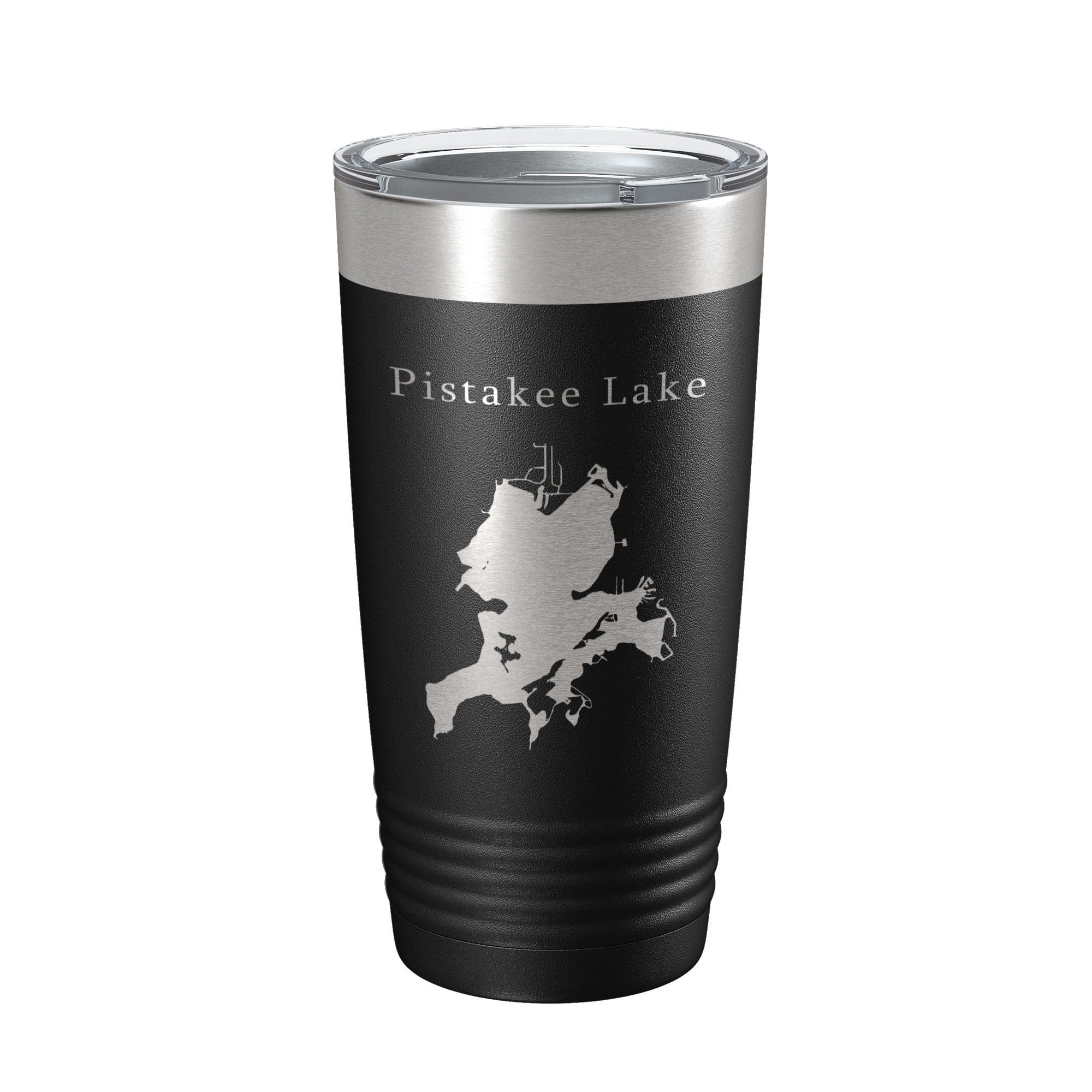 Pistakee Lake Map Tumbler Travel Mug Insulated Laser Engraved Coffee ...