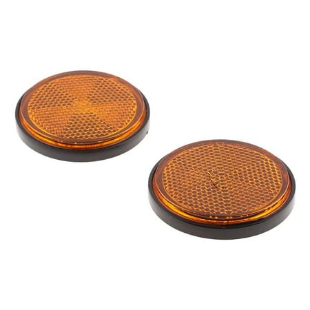 CAROOTU 2pcs 2.16inch High Visibility Round Reflective Warning ...