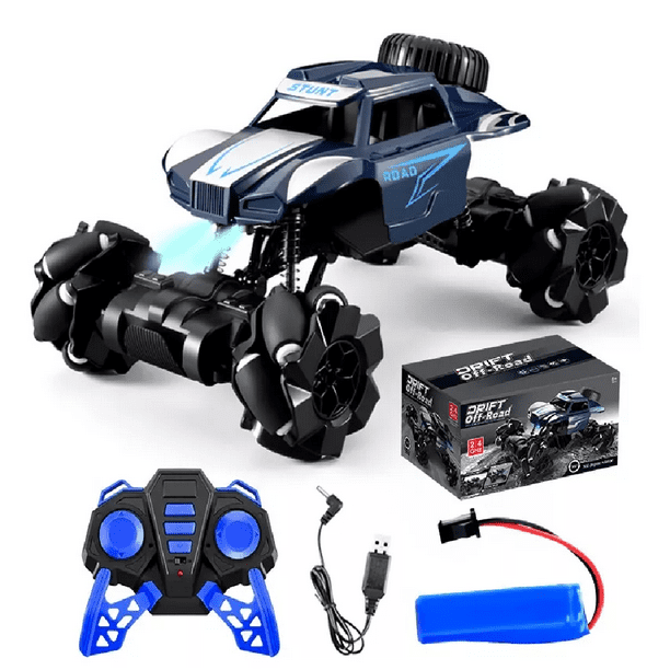 "Carros De Control Remoto Todoterreno 24cm Juguete Azul con Negro ...