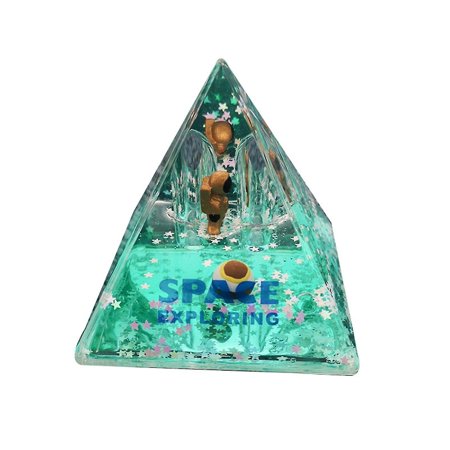 Liquid Quicksand Pyramid Pen Pencil Container Holder Mysterious Space ...