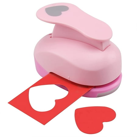 2 Inch Heart Punch, 50mm Heart Lever Action Craft Punch, Heart Shaped ...
