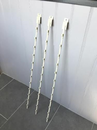 12 Clips Slatwall Mount Clipper Display Single Almond Strip - Count of ...