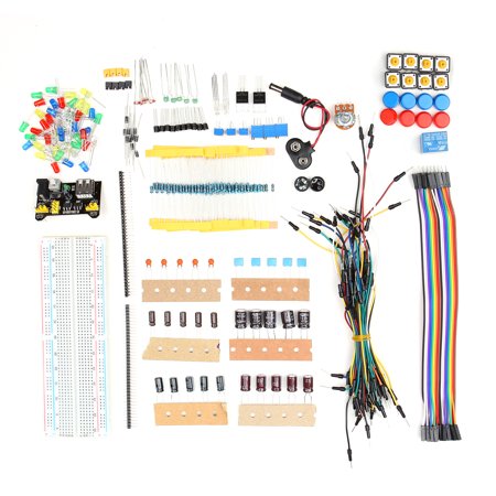 Electronic Component Assorted Kit with Breadboard Jumper Wires Resistor ...