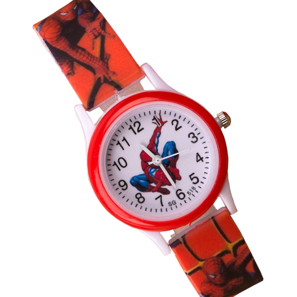 Superhero Spider-Man Kids Action Figure Cool Hero Marvel Style Watch ...