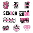 10PCS 2026 Senior Class Stickers Multiple Fashion Waterproof Decorative ...