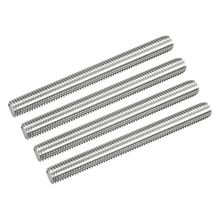 Uxcell Fully Threaded Rod M10 x 100mm 1.5mm Thread Pitch 304 Stainless ...