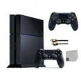Pre-Owned Sony PlayStation 4 500GB Gaming Console Black 2 Controller ...