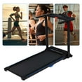 Aukfa Folding Treadmill, 2.5HP Compact Walking Treadmill with LCD ...