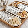 Gold Foil Paper Plates - Elegant Metallic Dinnerware, Disposable Party ...