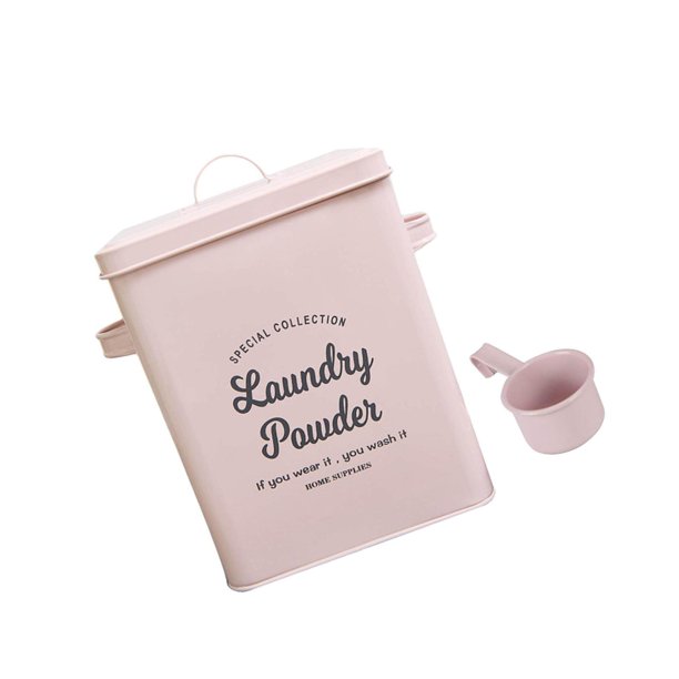 5kg Laundry Detergent Dispenser Cereal Flour Barrel Laundry Powder Bin ...