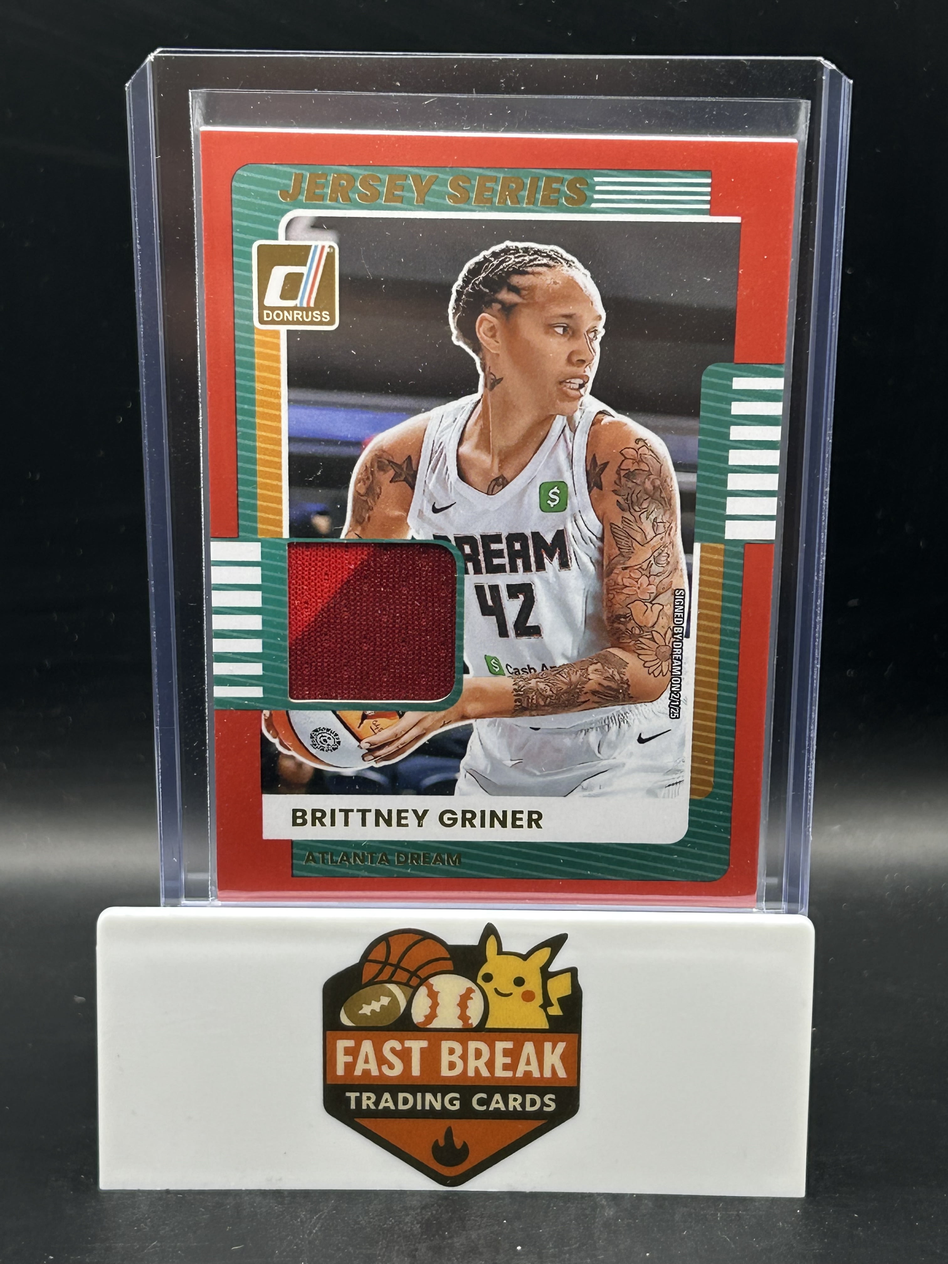 2025 Panini Donruss Jersey Series Brittney Griner #50 Red Clothing ...
