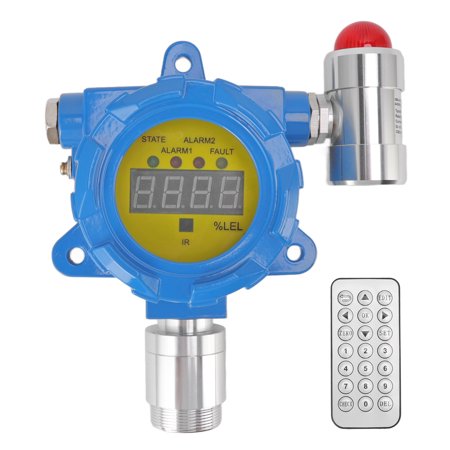 Industrial Gas Alarm Digital Display G1 Male Thread Sound Light ...