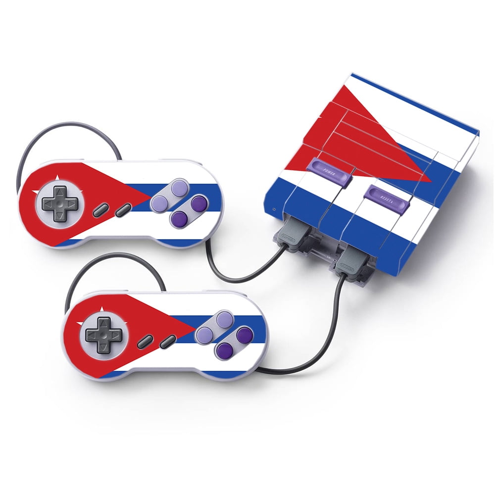Skin Decal Wrap Compatible With Nintendo Super NES Classic Sticker ...
