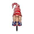 CuiLiyq 4th of July Gnome Garden Stake, 13" Weatherproof Acrylic ...