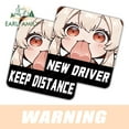 EARLFAMILY Chibi Genshin Impact New Driver Car Sticker Vinyl Sign Cute ...