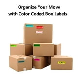 1008 Count NOYOC Moving Labels, Large Color-Coded 'Fragile' Adhesive ...