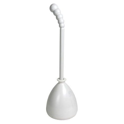 AquaPlumb T02 Deluxe Double Thrust Toilet Plunger with Holder - Walmart.com