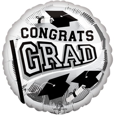 Anagram Satin Luxe Solid Star Graduation 19" Jr Shape Foil Balloon ...