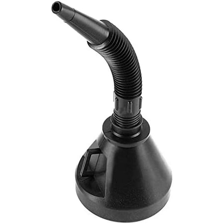 All Trade Direct Black Fuel Funnel with Handle, Plastic Funnels Car ...