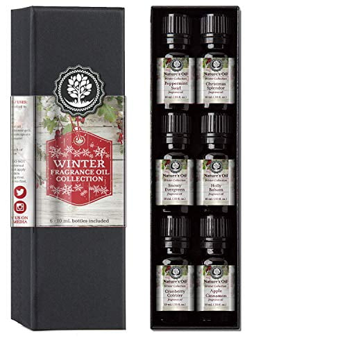 Winter collection Fragrance Oil gift Set - Apple cinnamon, Snowy ...