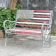 Well Made Metal American Flag Bench - Walmart.com