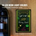VEVOR LED Message Writing Board 24"x16" Illuminated Erasable Lighted ...
