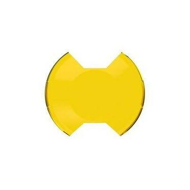 Kc Hilites Light Covers 6in Round Black w/Yellow Soft - Walmart.com