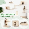 Coziwow 8PCS Wall Mounted Wood Cat Climber Set, Cat Shelves and Perches ...