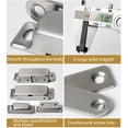 NEXAVKPR Stainless Cabinet Magnets Door Stop Latches Secure Magnetic ...