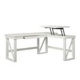 Ameriwood Home Wheaton Lift Top L Desk, White - Walmart.com