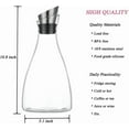 50 Ounces Borosilicate Glass Carafe with Lid, Pitcher for Hot/Cold ...