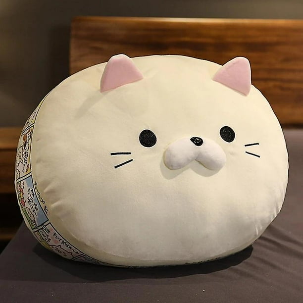 New Super Soft Cats Plush Toy Stuffed Cartoon Animal Doll Chair Cushion ...