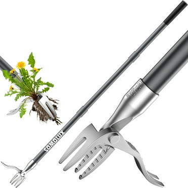 Garden Works Traditional Weeding Finger Stainless Steel Ergonomic Wood ...