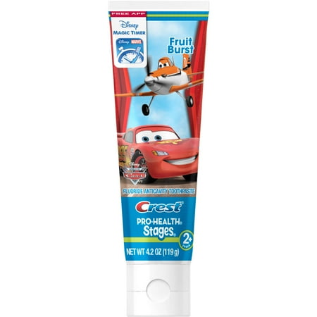Crest Pro-Health Stages Kids Toothpaste featuring Disney Pixar Cars and ...