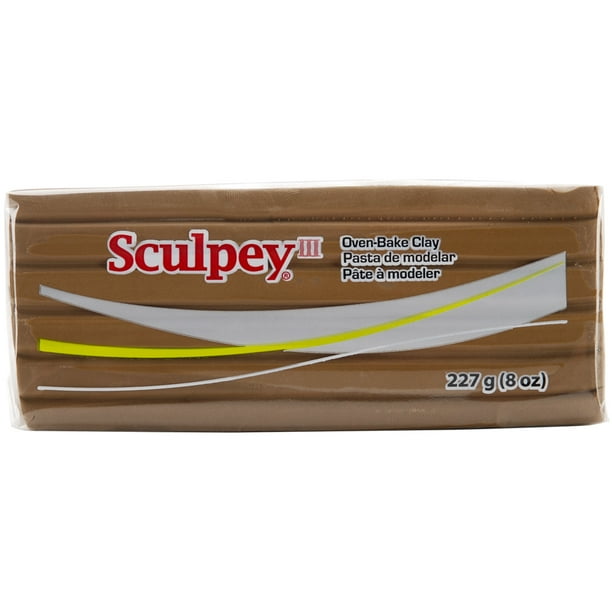 Sculpey III Polymer Clay 8ozHazelnut - Walmart.com - Walmart.com