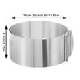 WIFKLSIIPG Adjustable Cake Ring 6 to 12 inch:Stainless Cake Rings for ...