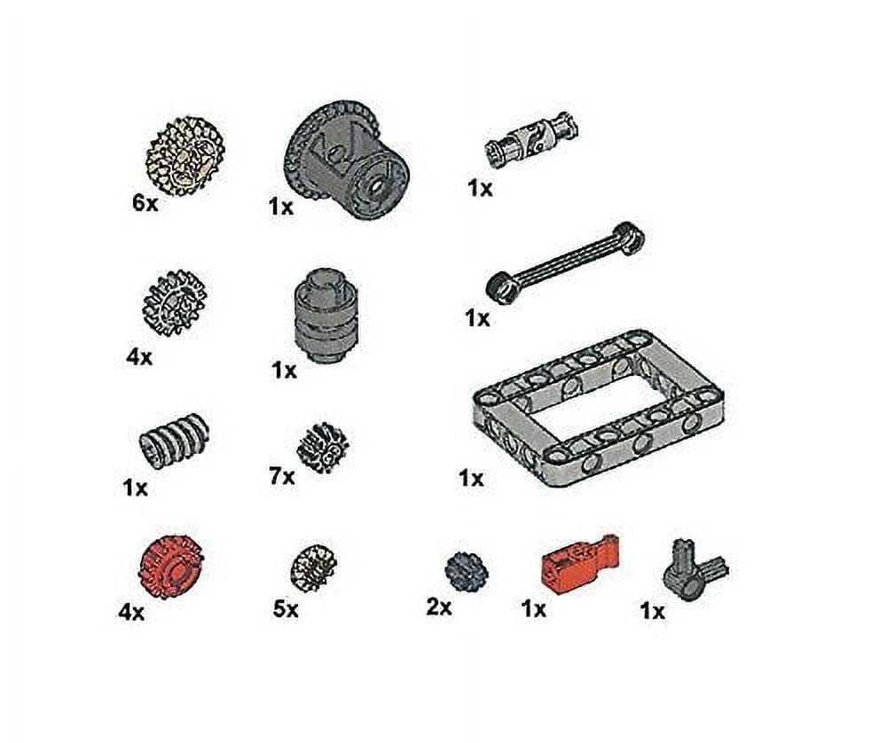 Paquete de engranajes y piezas de transmisión LEGO Technic | Walmart en ...
