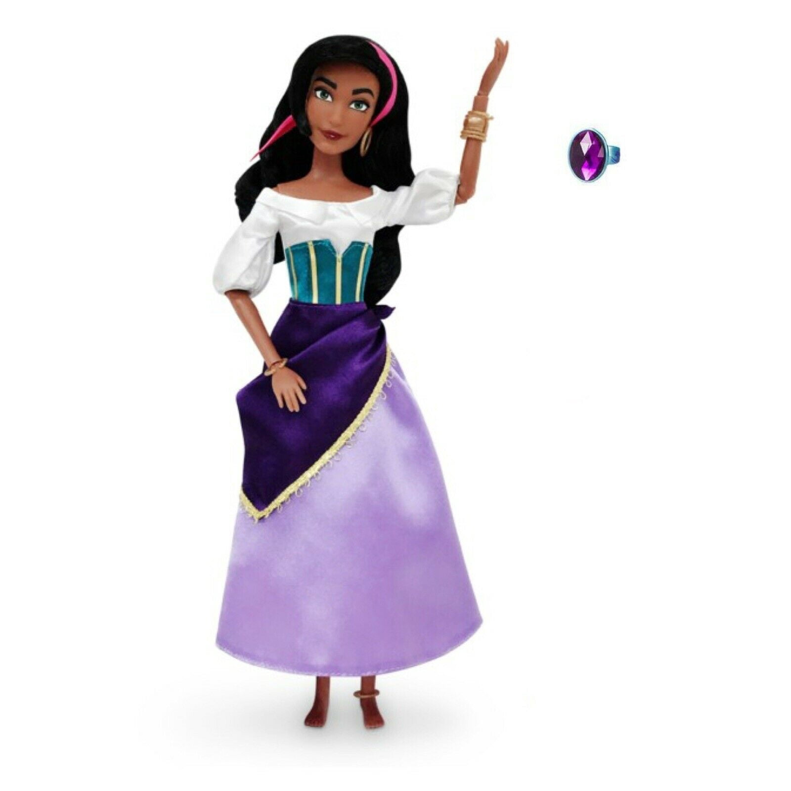 Classic Princess Esmeralda 11.5” Doll With Ring Figure Hunchback of ...