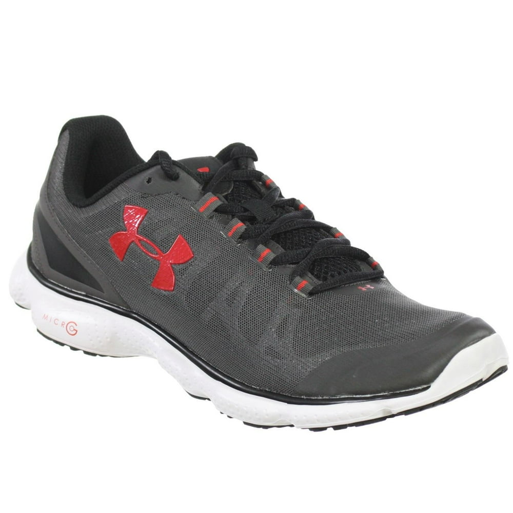 Under Armour Under Armour Mens Athletic Shoes Micro G Attack Charcoal Black Red 9 M Walmart