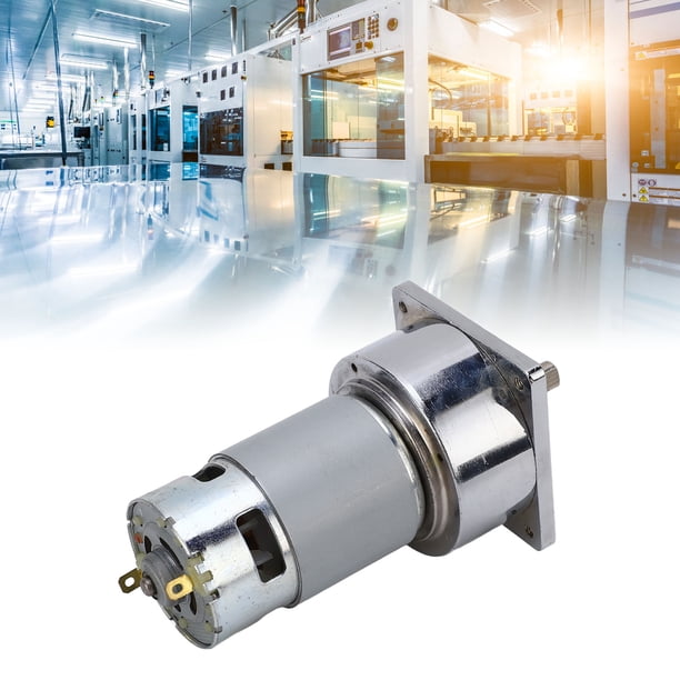 Gear Motor DC 24V 3.8A Speed Reduction Self Locking Reversible Geared ...