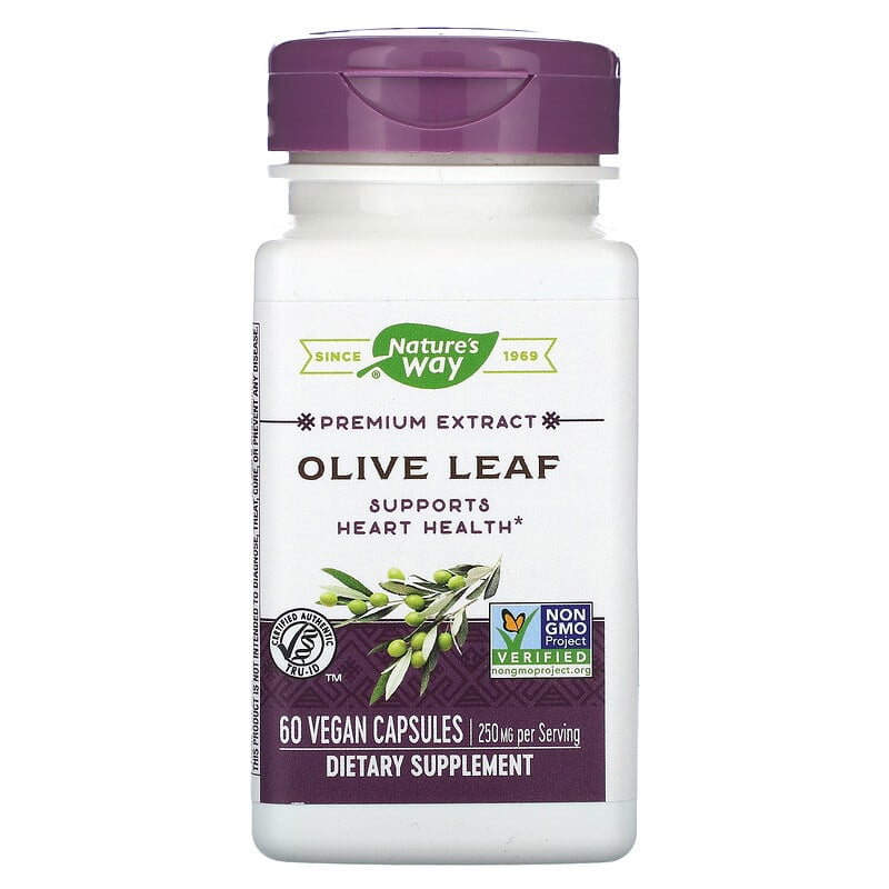 Nature's Way | Olive Leaf Extract, 60 Caps | Extracto de Hoja de Olivo ...