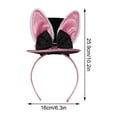 DIY Easter Bunny Headband Kit - Funny Rabbit Ear & Hat Design with 3 ...