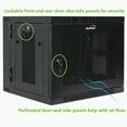 NavePoint 9U Server Cabinet with Hinged Back - 17.7” Deep, 9U Server ...